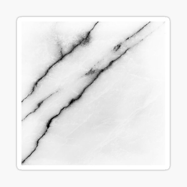"White Marble" Sticker for Sale by TempClassic | Redbubble