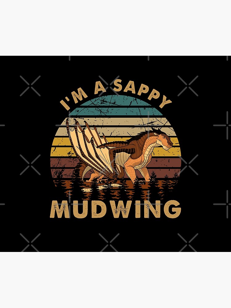 "Mudwing wings of fire dragon beautiful art" Throw Blanket by ...