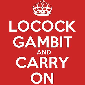 "Locock Gambit and Carry On - Chess opening T-Shirt" Sticker for Sale ...