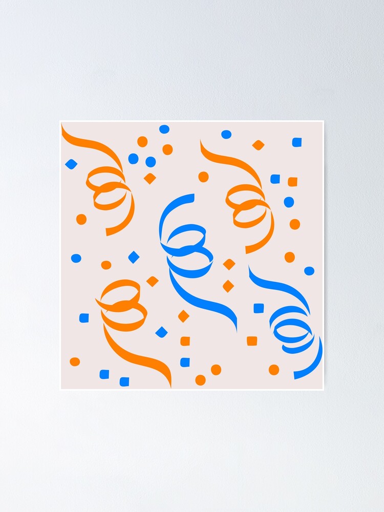 "Confetti print" Poster by printingpoint | Redbubble