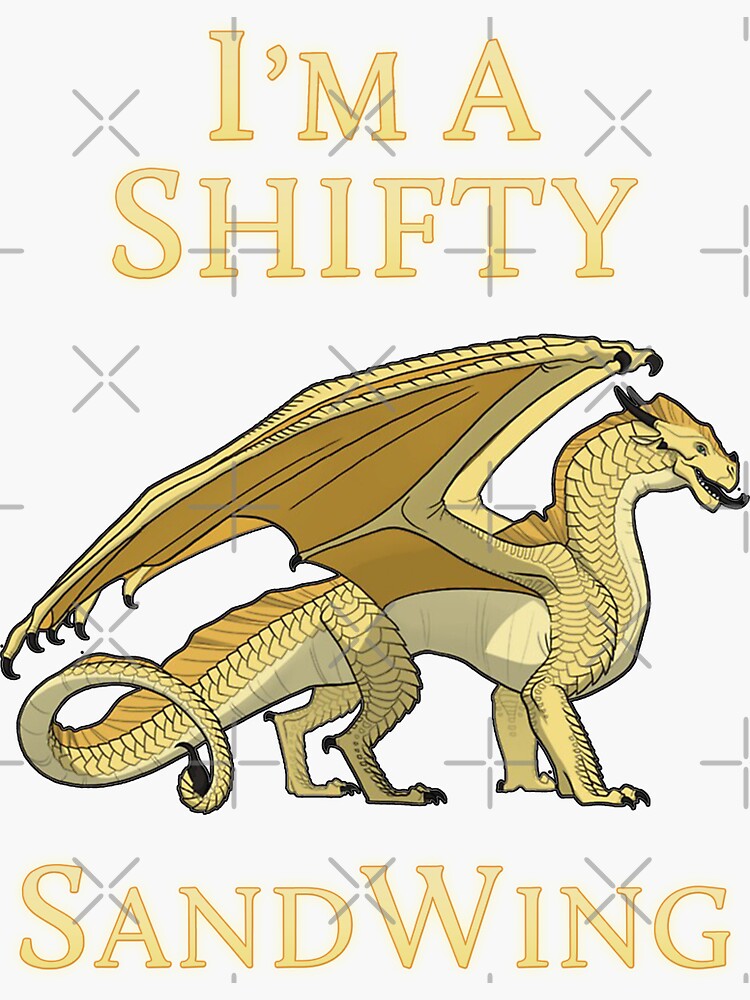"sandwing nightwing wings of fire dragon beautiful art" Sticker for ...