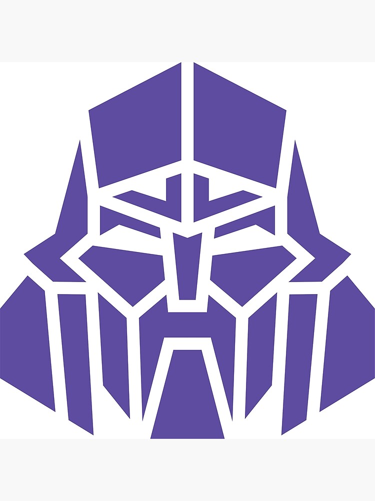 "Megatron Decepticon Logo" Poster for Sale by edgepiece | Redbubble