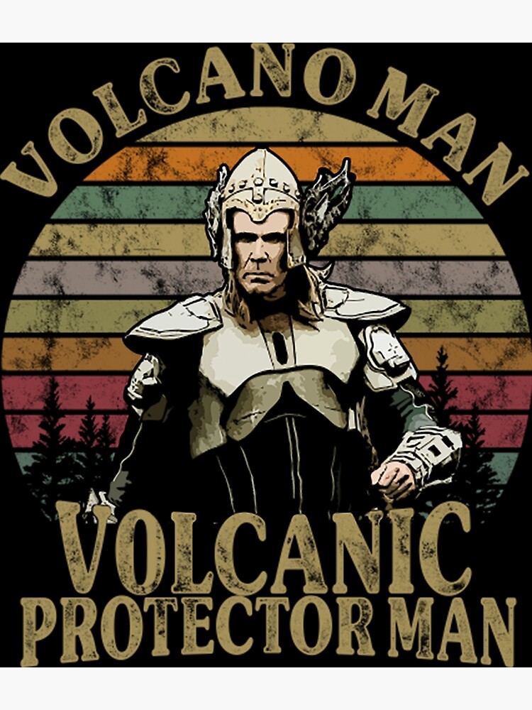 "Volcano Man" Poster for Sale by Rock-n-roll70s | Redbubble