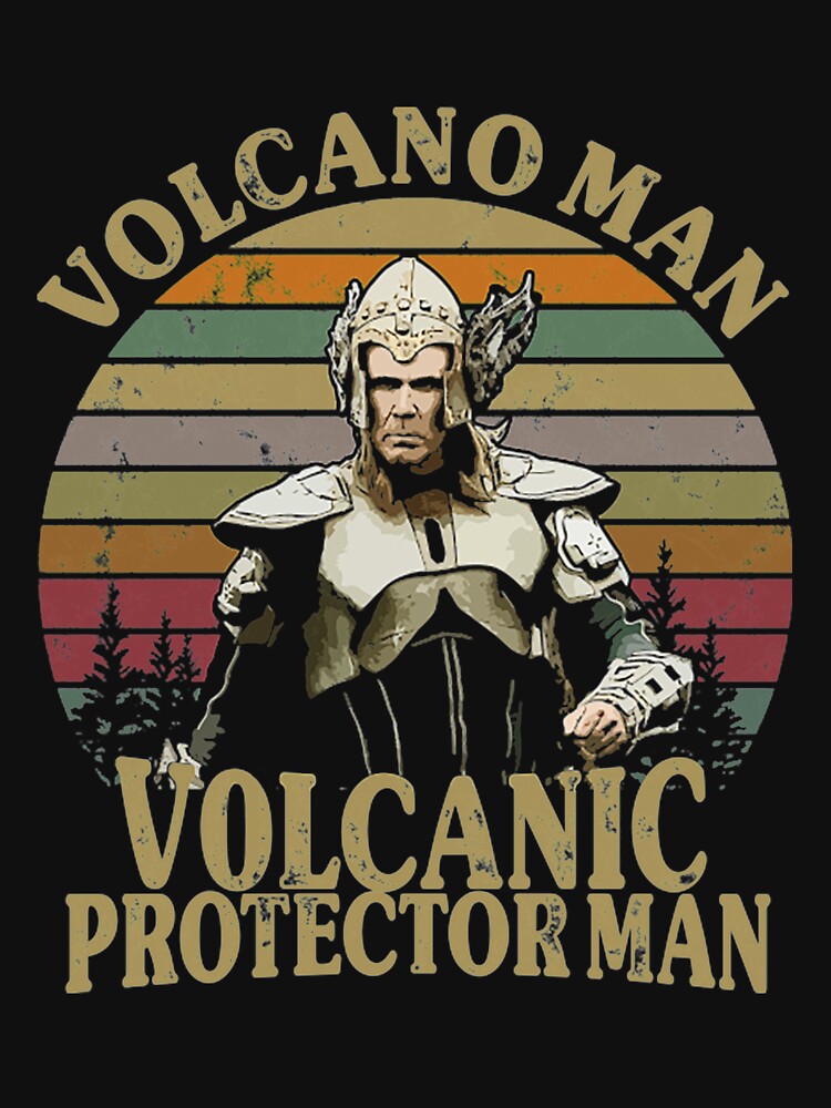 "Volcano Man" T-shirt for Sale by Rock-n-roll70s | Redbubble | fire ...