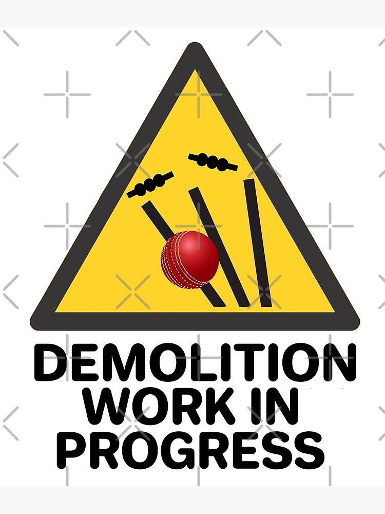 "Demolition Work In Progress" Poster for Sale by aktiveaddict | Redbubble