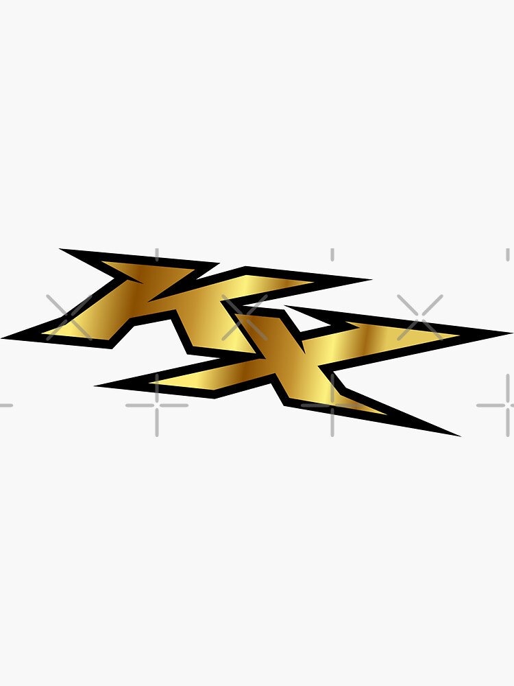 "KAWASAKI KX LOGO OR" Sticker by YZKDesign | Redbubble