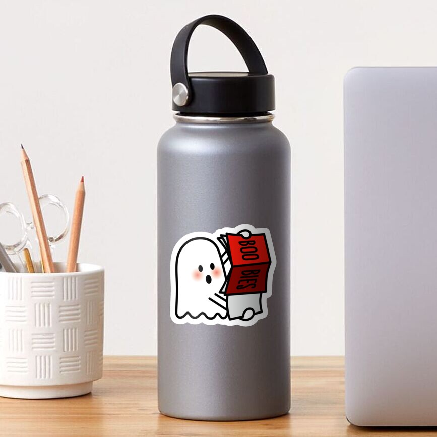 Boobies Boo Bies Ghost Centerfold Erotic Magazine Nacked Sticker For Sale By Laundryfactory