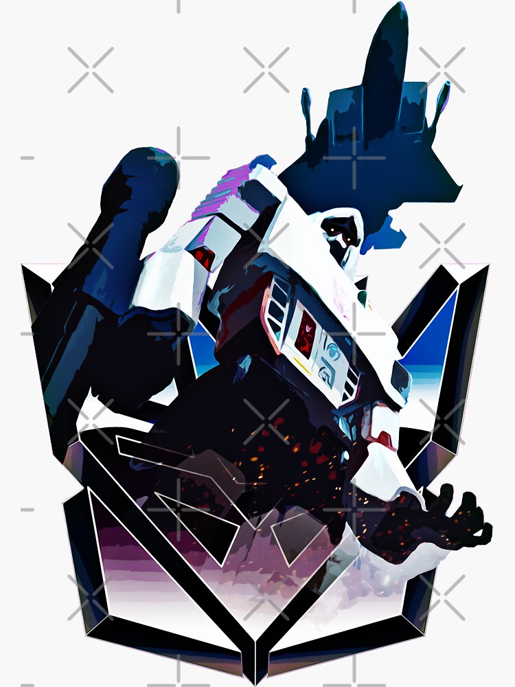 "Megatron" Sticker for Sale by planetcybertron | Redbubble