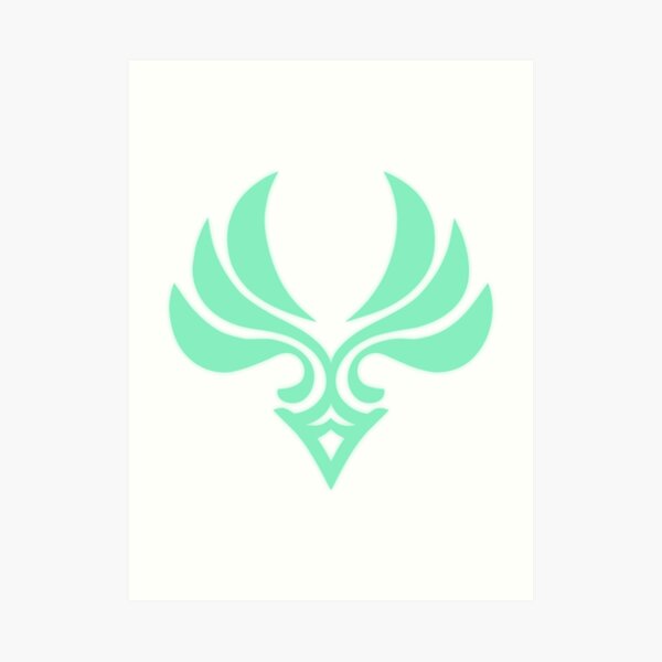 "Genshin Impact - Anemo" Art Print for Sale by nintendino | Redbubble