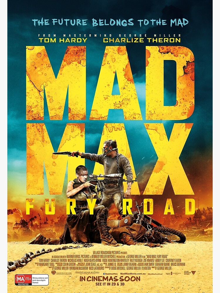"fury road poster" Art Print for Sale by arkhamscity | Redbubble