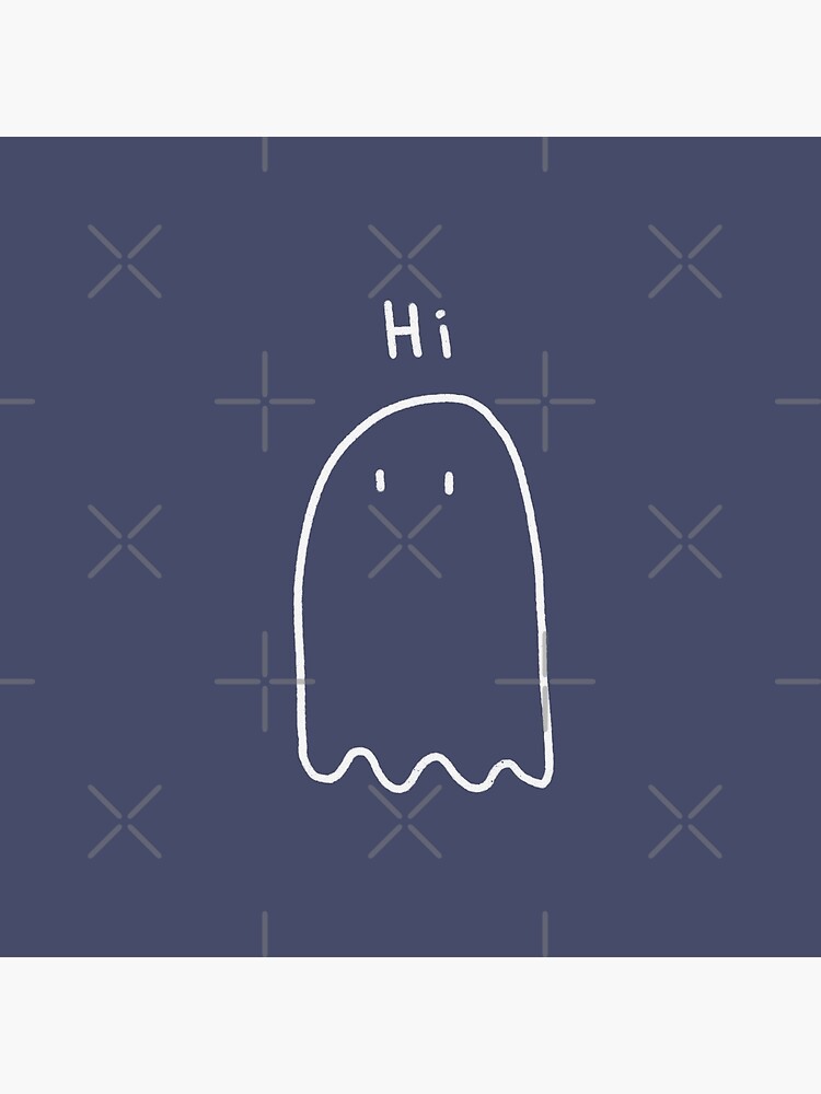 "Hi ghost " Poster for Sale by LisaMichelleArt | Redbubble