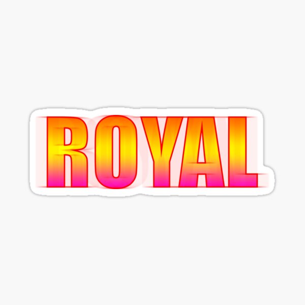 "Royal" Sticker by DarkArtStudio | Redbubble