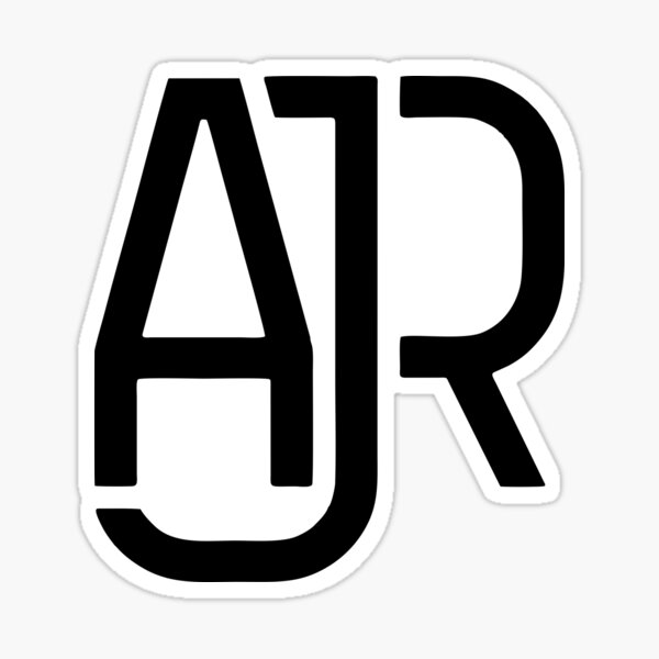 "BEST SELLER - Ajr Band Logo Merchandise" Sticker for Sale by roseaugaz ...