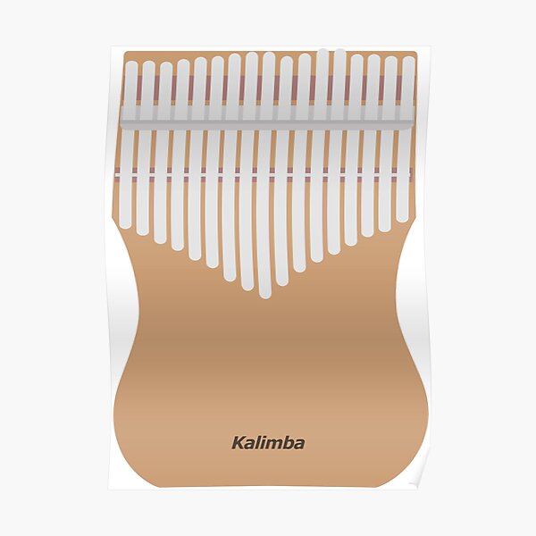 "Kalimba" Poster for Sale by TheFloofyGamer | Redbubble