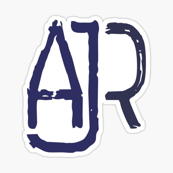 "BEST SELLER - Ajr Band Logo Merchandise" Sticker for Sale by roseaugaz ...