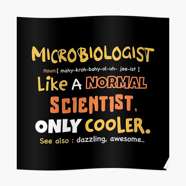 "Funny Microbiologist definition microbiology student gift idea ...