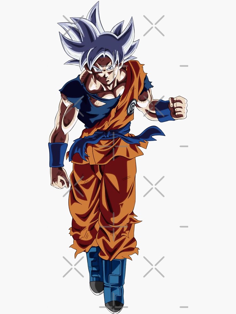 Pegatina «Ultra Instinct Goku Anime Sticker (Dragon Ball Z)» de ...