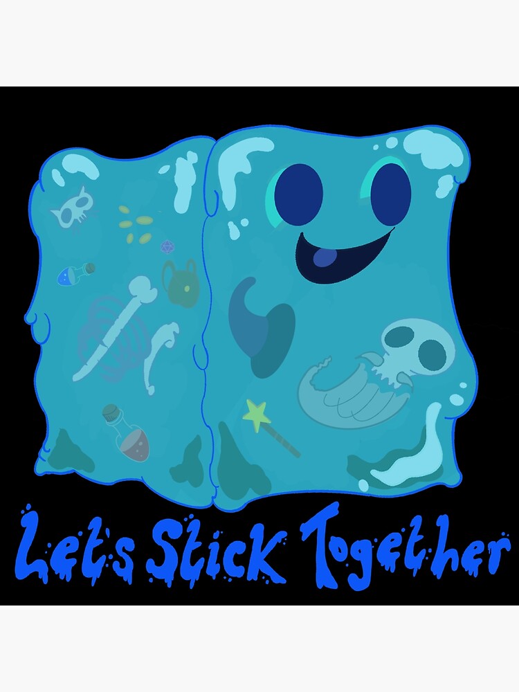 "Cute Blue Gelatinous Cube DnD Monster" Poster for Sale by Joeybeedraws ...