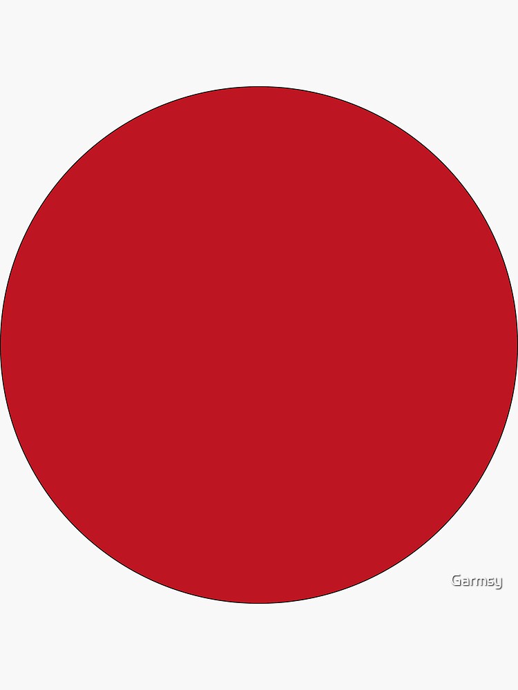 "Red Dot" Sticker for Sale by Garmsy | Redbubble