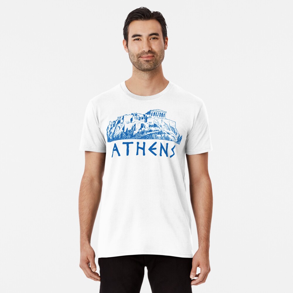 "Athens Greece Birthplace of the World Ancient City" Sticker for Sale ...