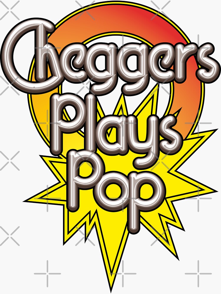 "beebthings Cheggers Plays Pop" Sticker for Sale by beebthings | Redbubble