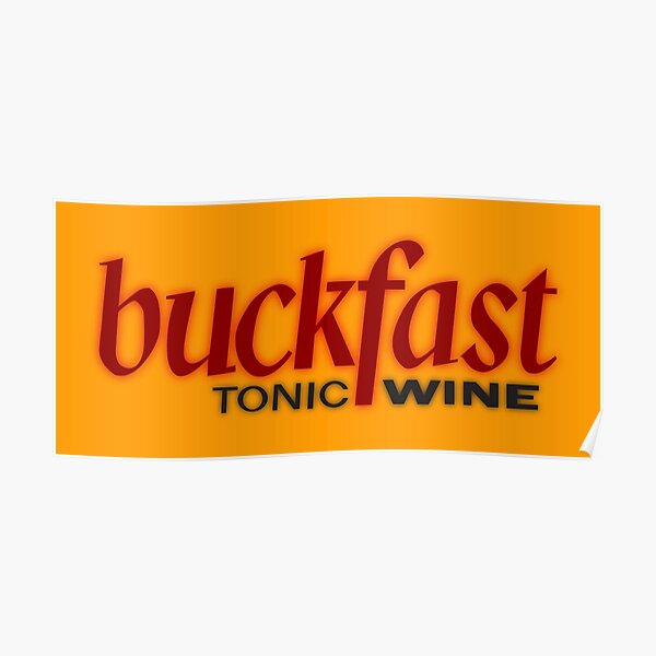 "Buckfast Logo - Glowing Effect " Poster for Sale by vishalnair | Redbubble