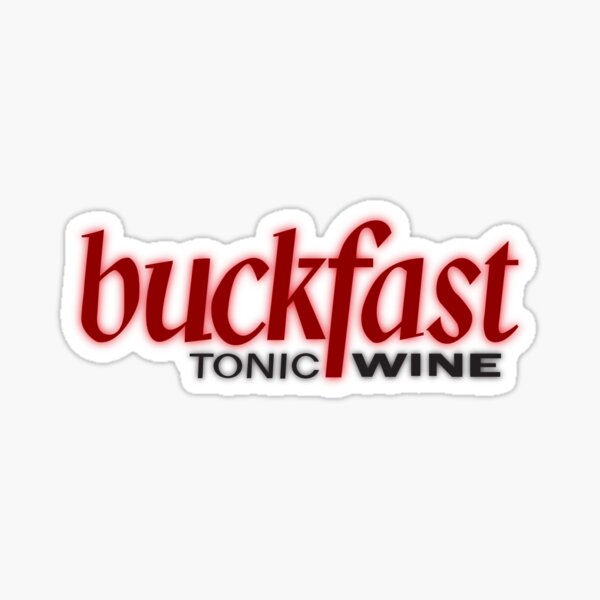 "Buckfast Logo - Glowing Effect " Sticker by vishalnair | Redbubble