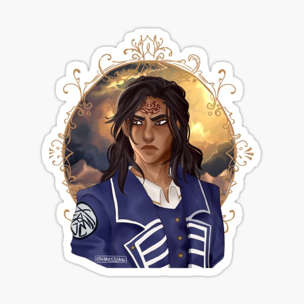 "Kaladin Stormblessed from the Stormlight Archive sticker" Sticker for ...