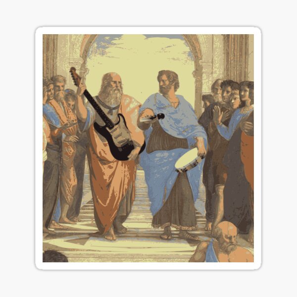 "Battle of Athens (Color)" Sticker by papistwhovian | Redbubble