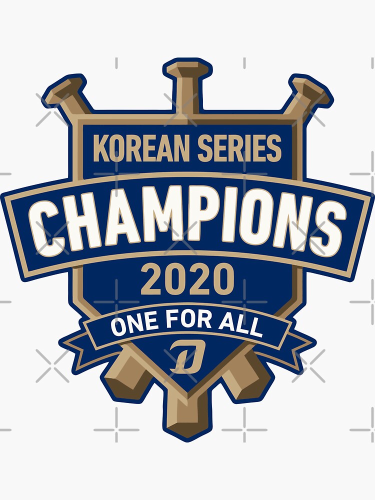 "NC Dinos 2020 KBO Champions" Sticker by Ephraime | Redbubble