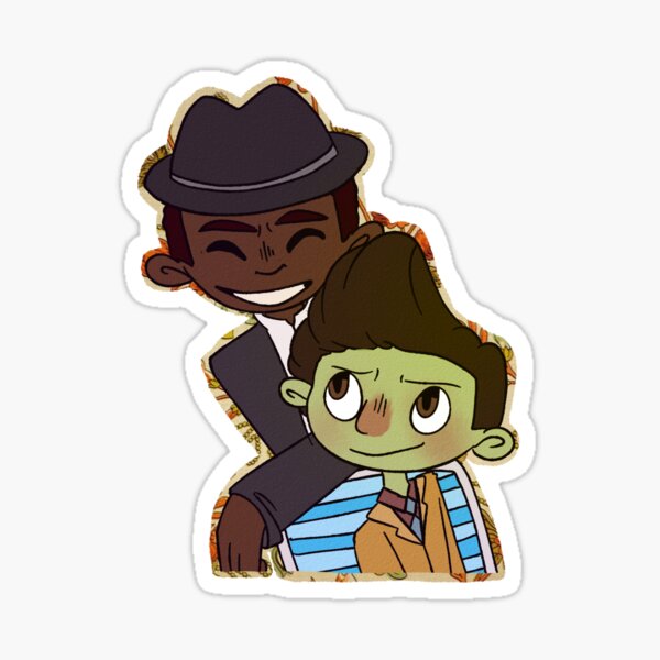 "Sam and Morris Psychonauts 2" Sticker by memphis-baines | Redbubble