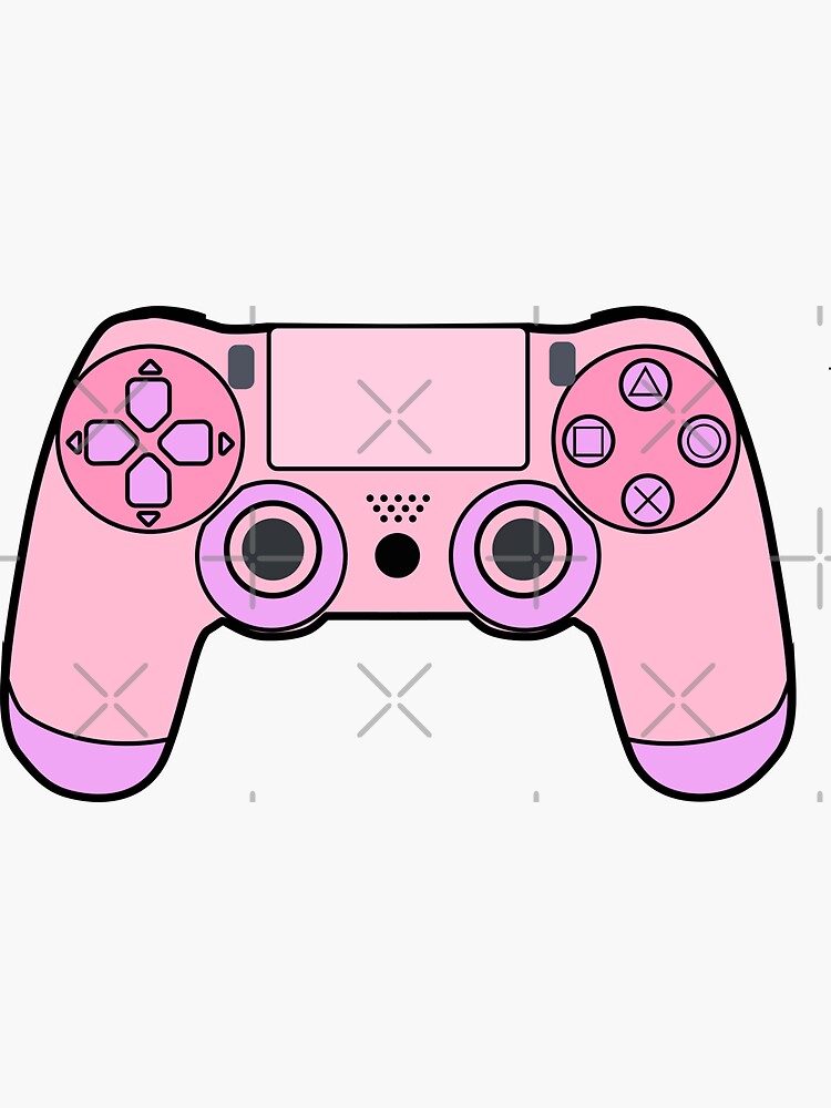 "Controller l pastel pink" Sticker for Sale by Bossin | Redbubble