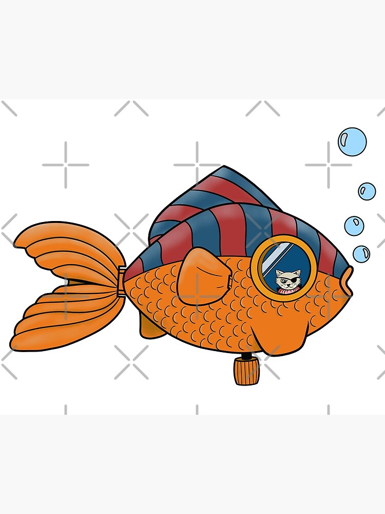 "Fishy Submarine Is Sus" Poster by JimiMonstro | Redbubble