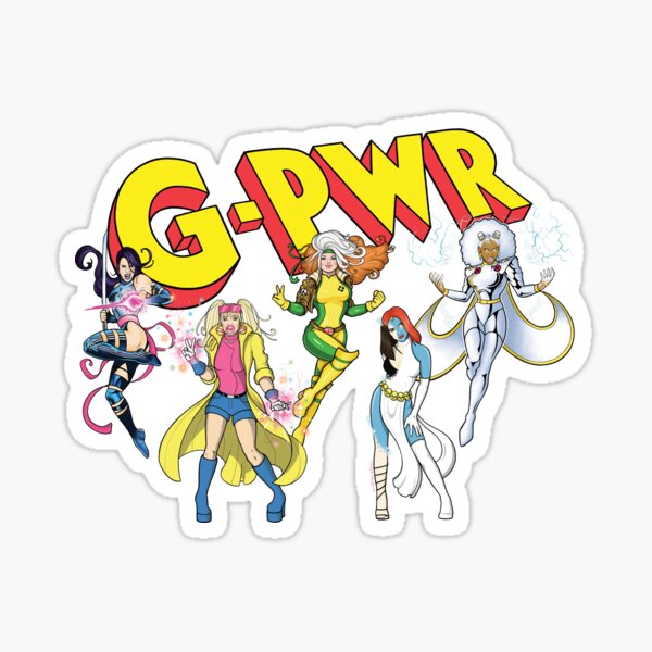 "G-PWR LANDSCAPE" Sticker for Sale by AndrewAhernArt | Redbubble
