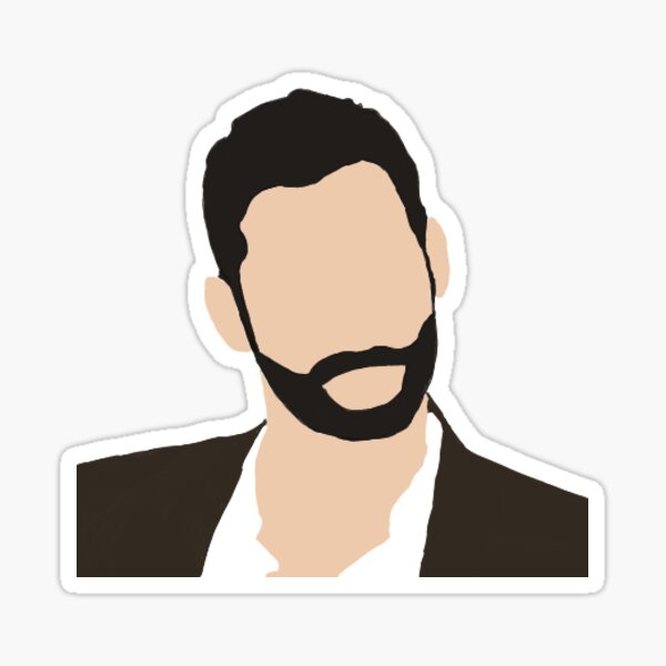 "Lucifer Morningstar " Sticker for Sale by acenty | Redbubble