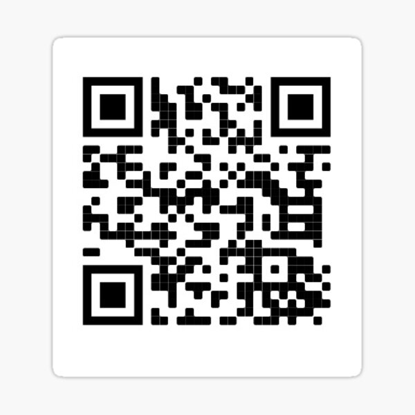Why You Always Lying Vine Qr Code Sticker For Sale By Tulasiv Redbubble