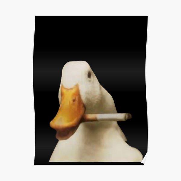 "Smoked Duck" Poster for Sale by Slydell1 | Redbubble