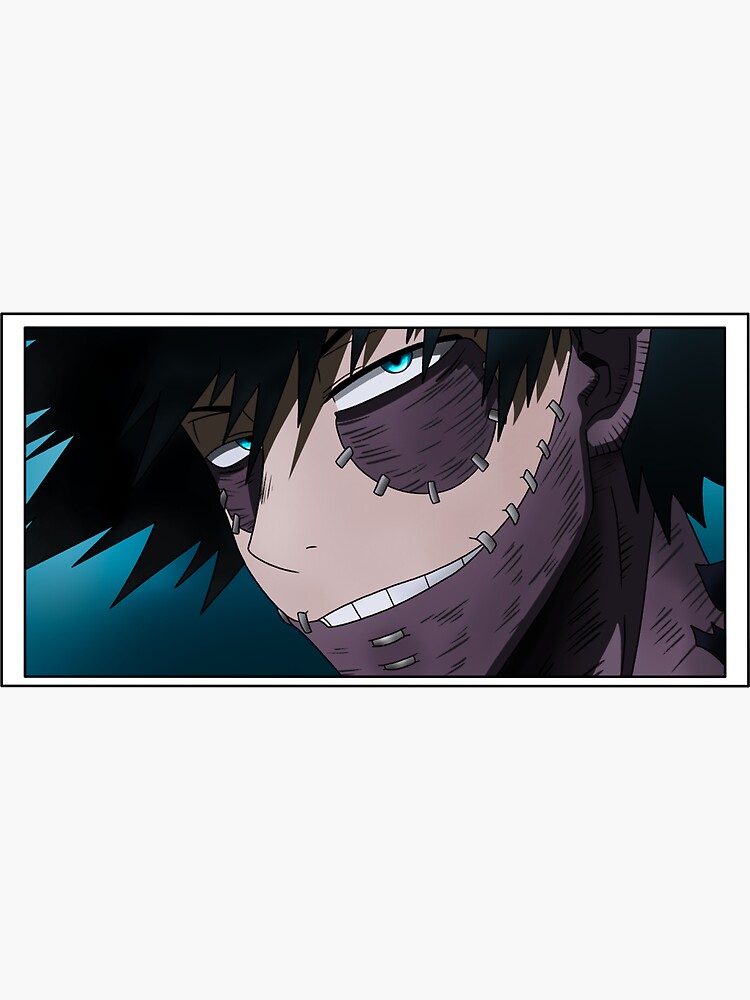 "Dabi Smile " Sticker for Sale by makemedinosore | Redbubble