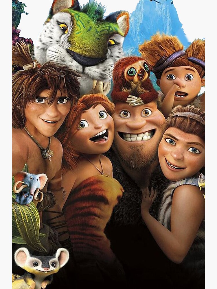 "The Croods Family" Sticker for Sale by srisultan | Redbubble