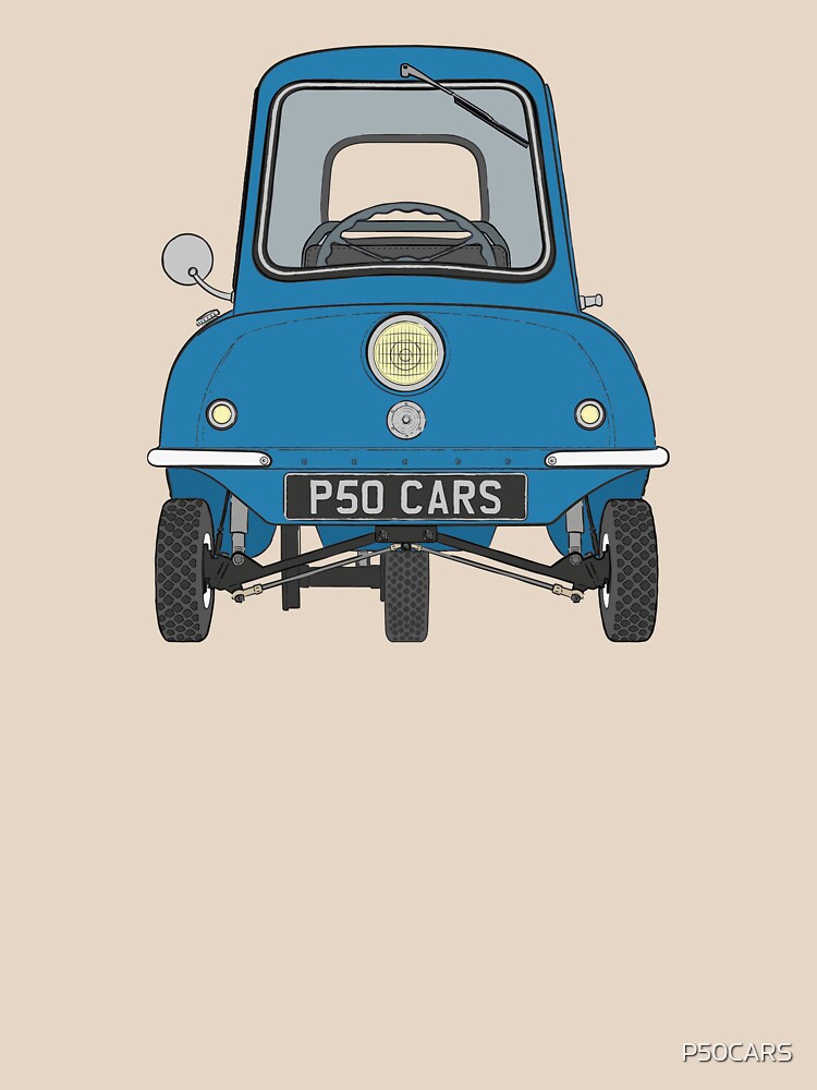 "Peel P50 Front Blue" T-shirt by P50CARS | Redbubble