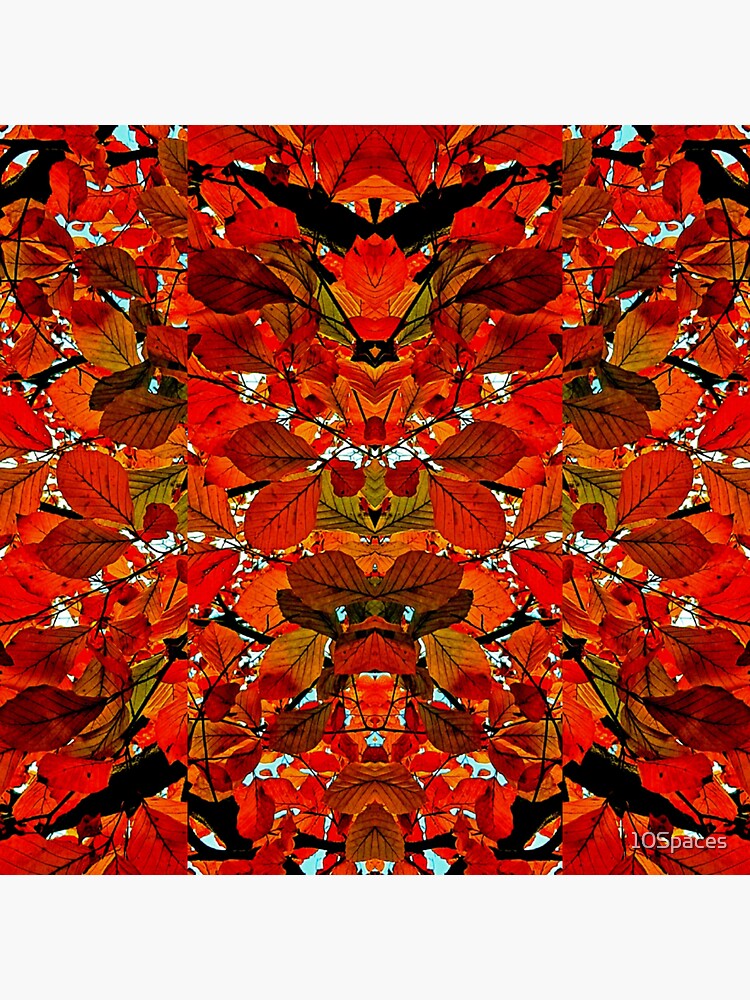 "Crimson Canopy" Sticker for Sale by 10Spaces | Redbubble