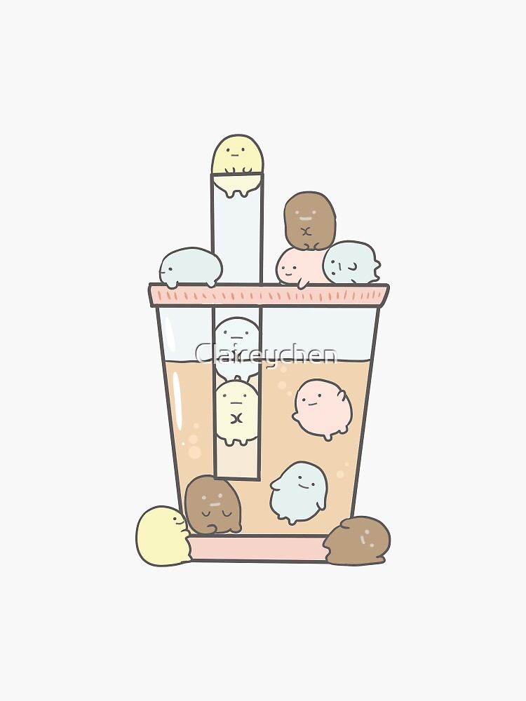 "Sumikko Gurashi Tapioca" Sticker by Claireychen | Redbubble