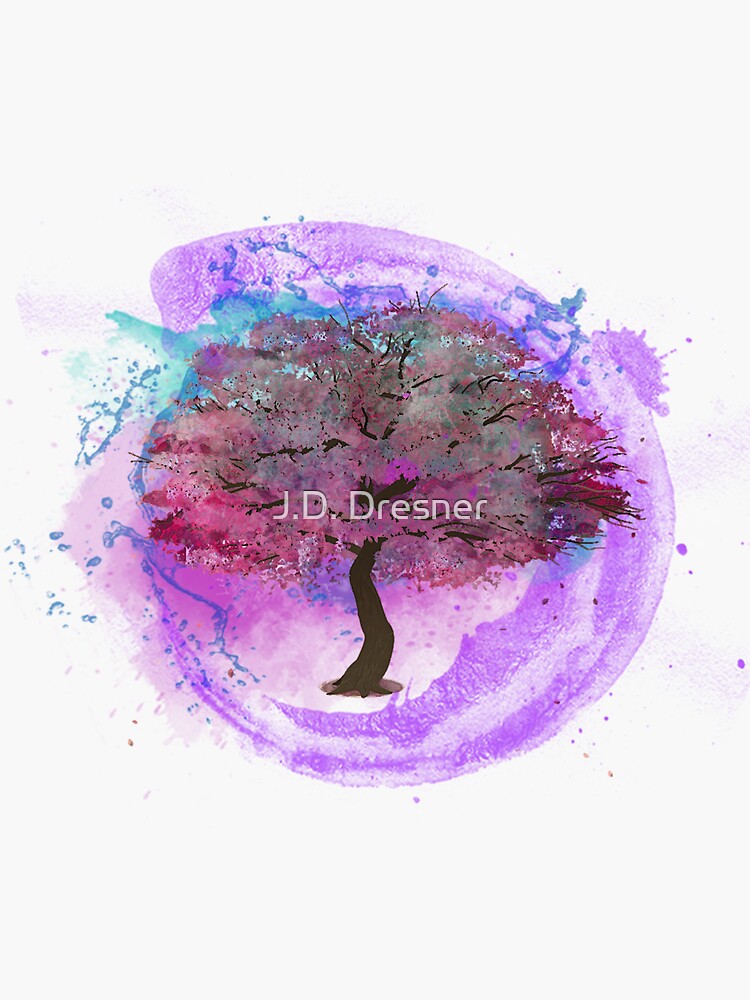 "Elementree" Sticker for Sale by Dresner-Art | Redbubble