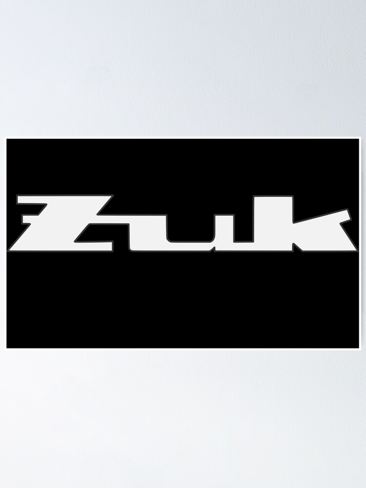 "Zuk truck logo (white)" Poster for Sale by Groenendijk | Redbubble