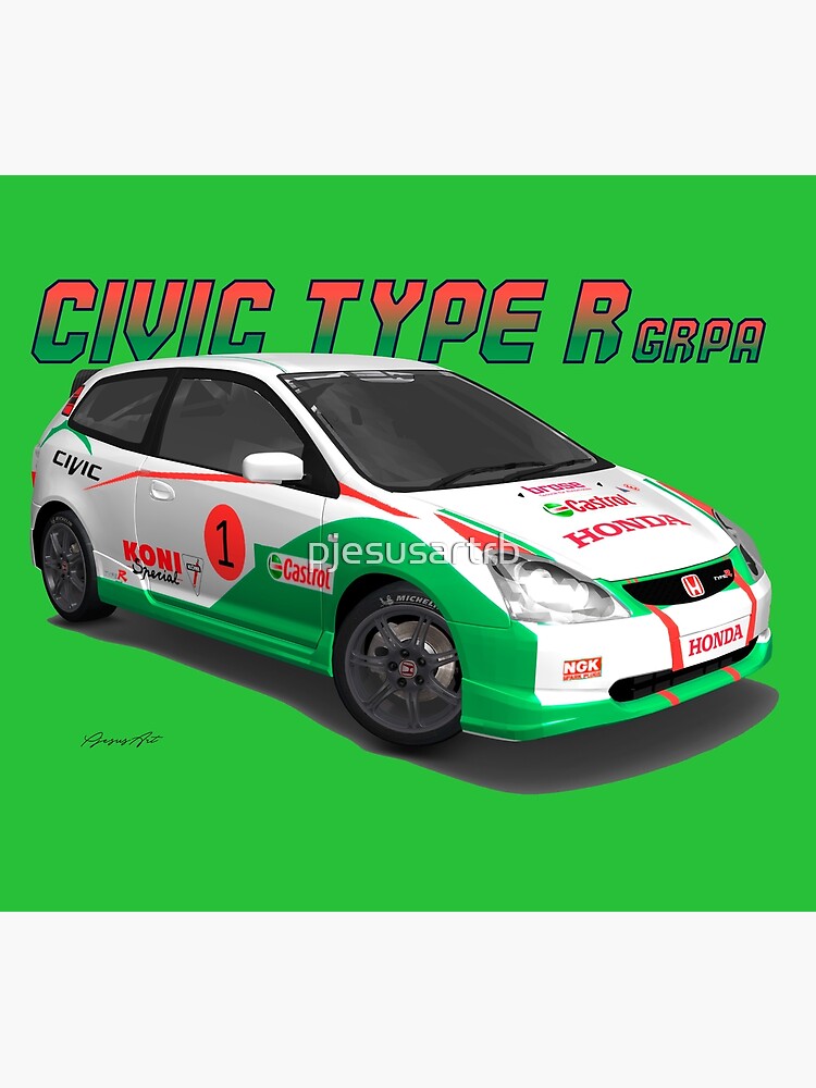 "Civic Type R" Art Print for Sale by pjesusartrb | Redbubble