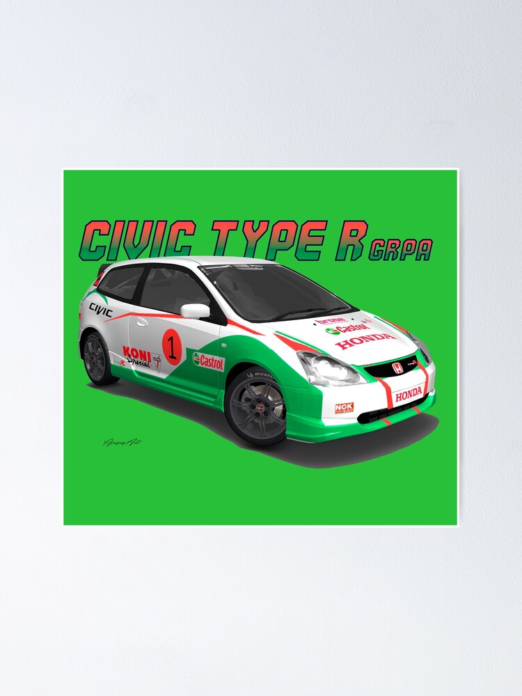 Póster «Civic Type R» de pjesusartrb | Redbubble