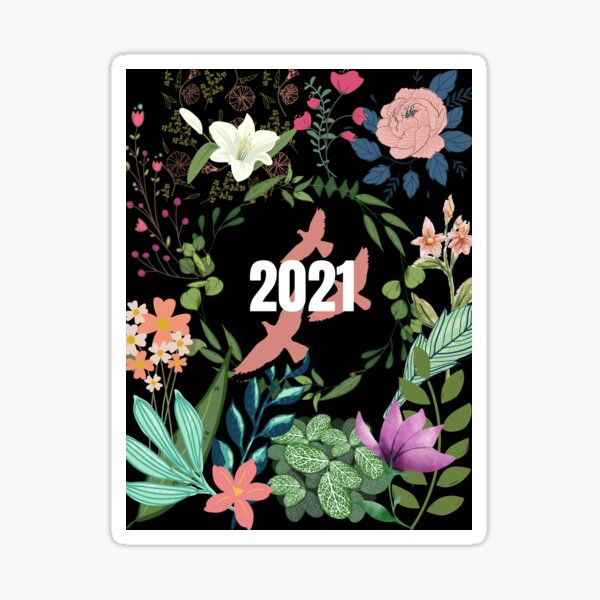 "WELCOME 2021 " Sticker by Gurvinder2000 | Redbubble