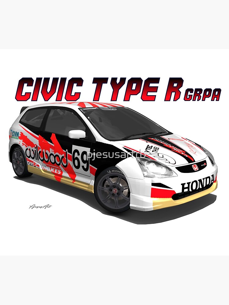 "Civic Type R" Poster by pjesusartrb | Redbubble