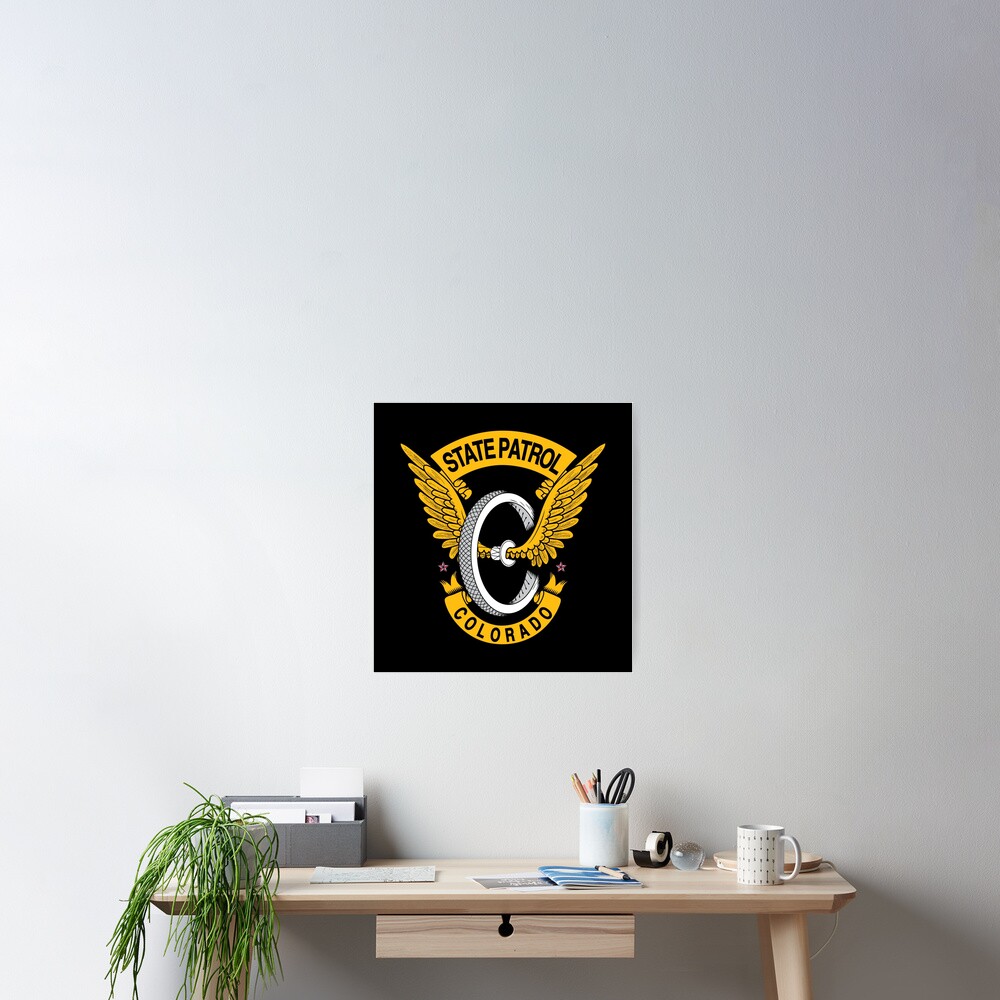 "COLORADO STATE PATROL CSP" Poster for Sale by enigmaticone | Redbubble