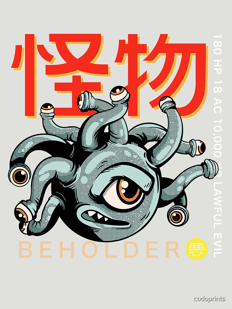 "Beholder (Anime/Manga Style)" T-shirt for Sale by codoprints ...